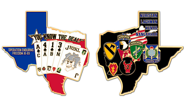 Custom Challenge Coins Shaped Like Your Home State - Signature Coins Custom Challenge Coins Shaped Like Your Home State - Signature Coins