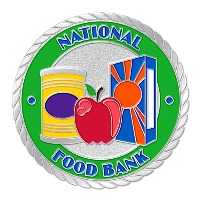 Create Custom Challenge Coins for National Food Bank Week - Signature Coins