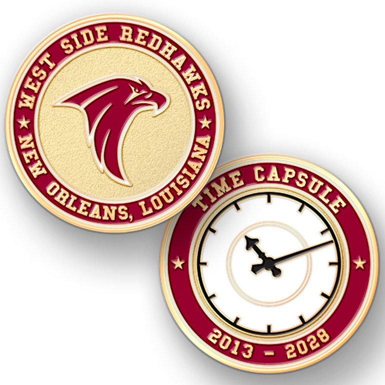 Custom Challenge Coins for Your Student Time Capsules - Signature Coins