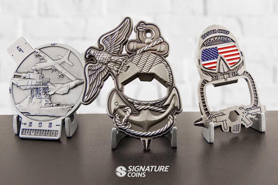 Dog Tag Challenge Coins - Signature Coins