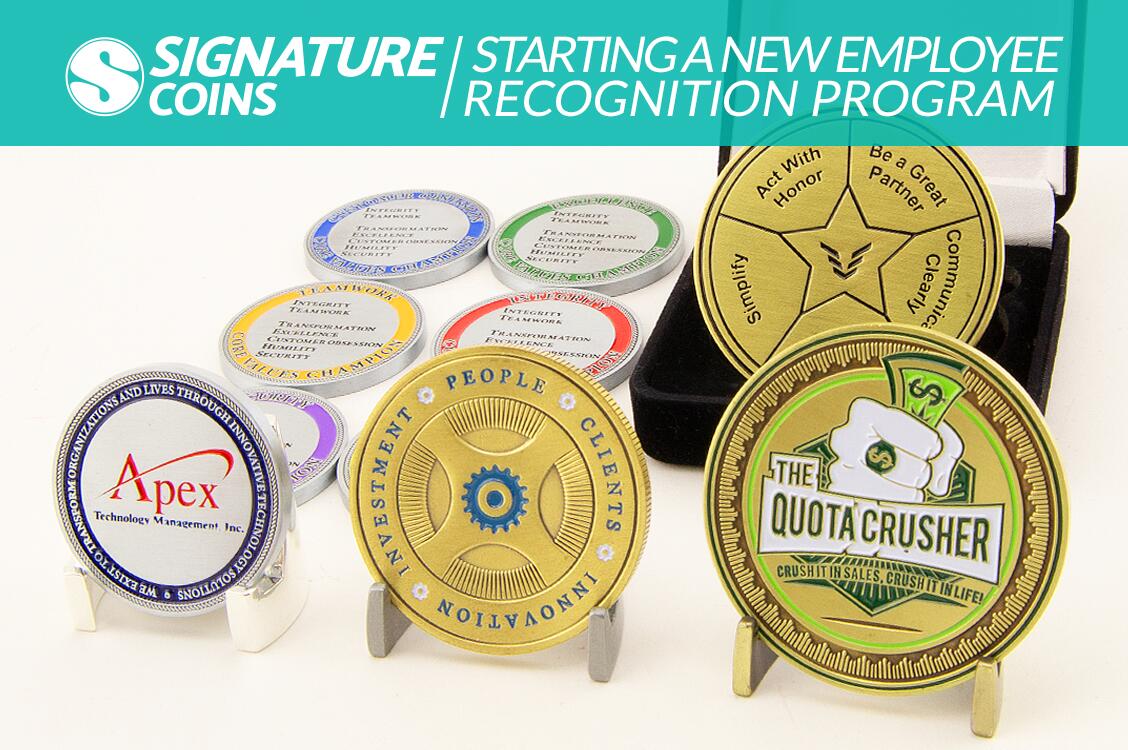 Starting a New Employee Recognition Program - Signature Coins