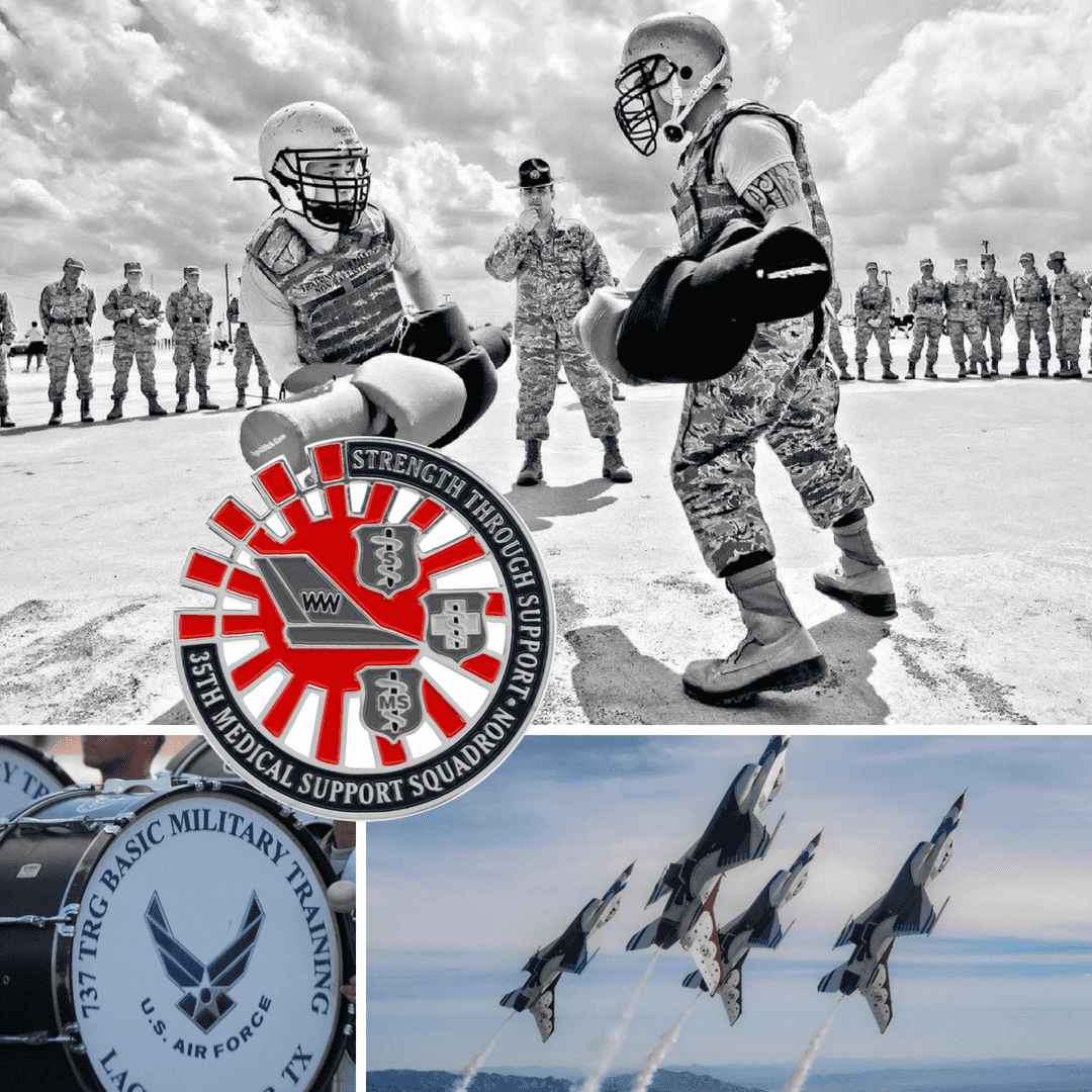 Air Force Basic Training Challenge Coins - Signature Coins