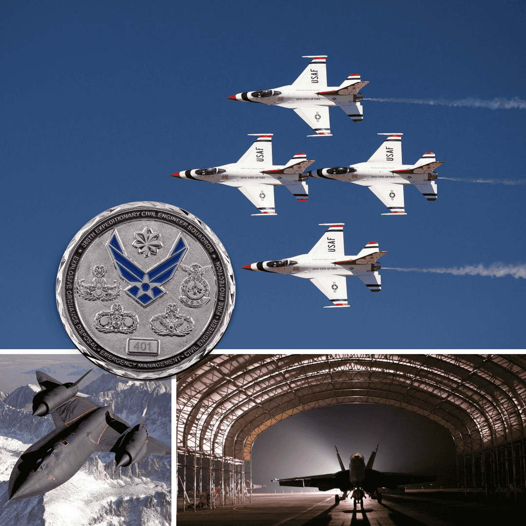 Air Force Aircraft Challenge Coins - Signature Coins