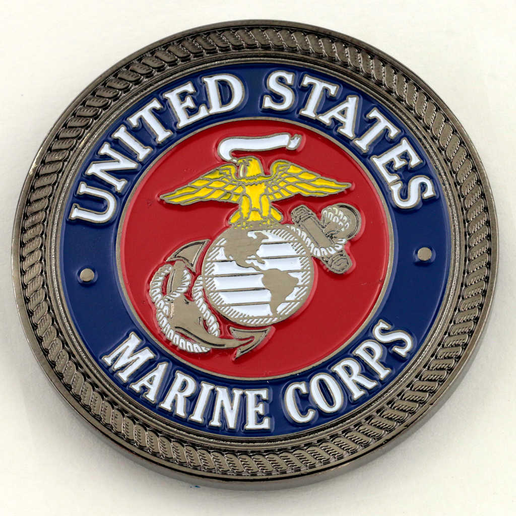 Custom Marine Corps Challenge Coins | USMC Coins - Signature Coins