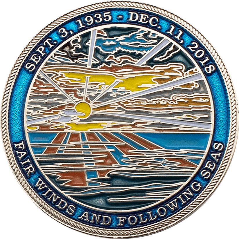 Merchant Marine Challenge Coins - Signature Coins