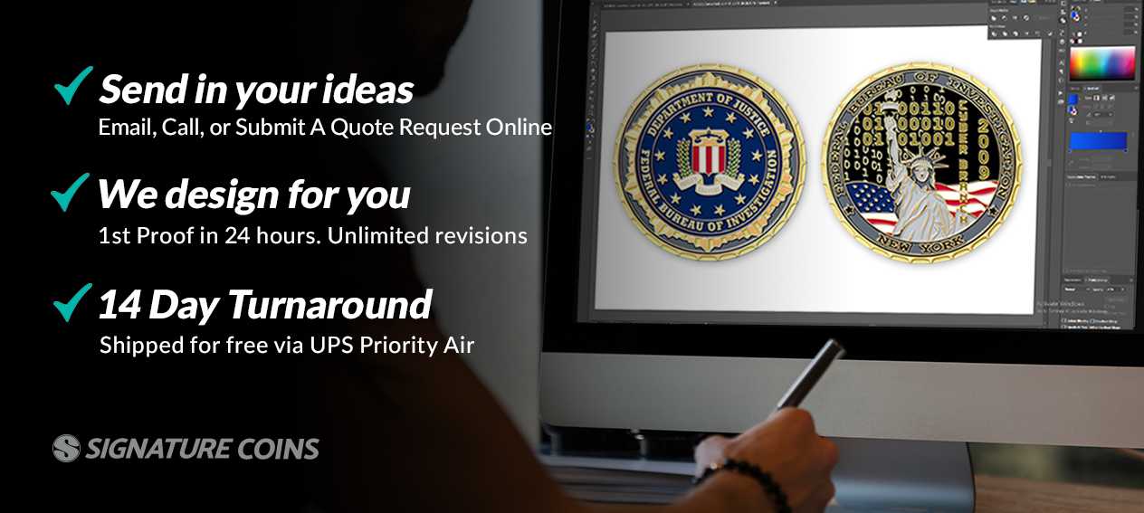 FBI Challenge Coins - Signature Coins
